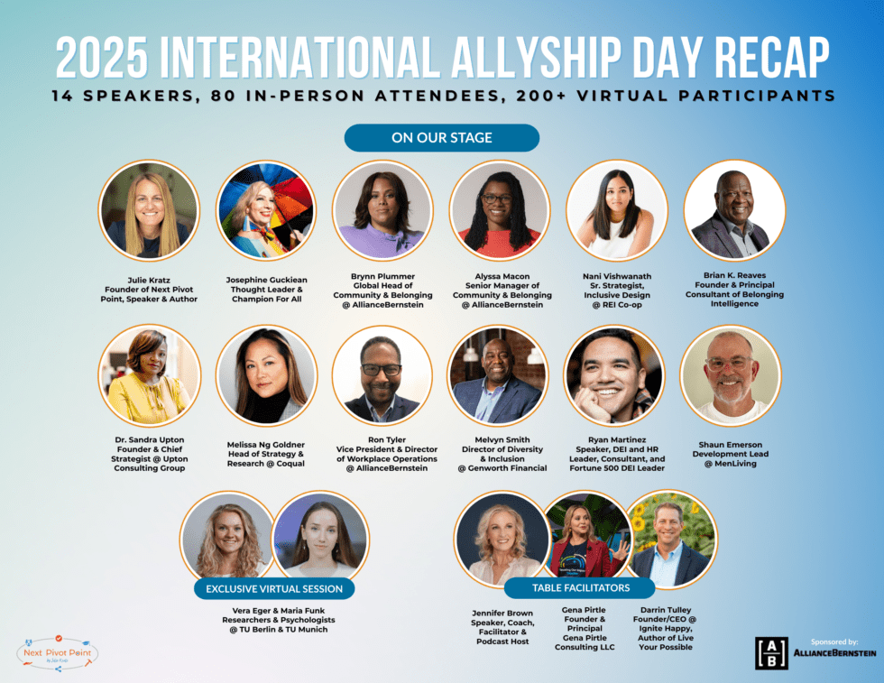 International Allyship Day | Julie Kratz | Next Pivot Point